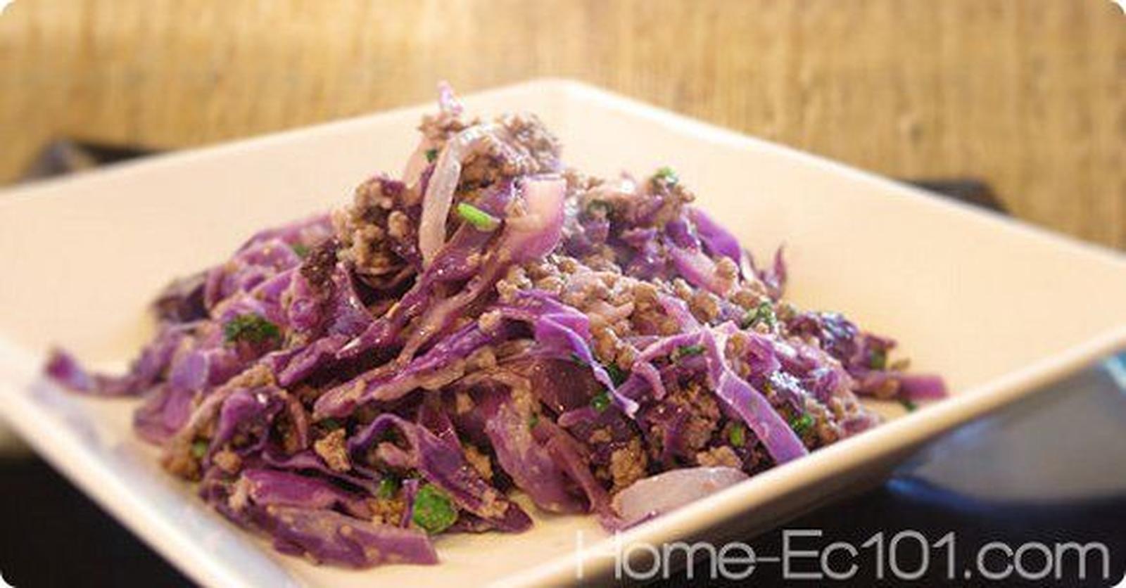 Thai Beef and Cabbage Skillet